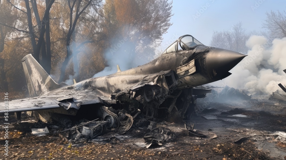 A Haunting Reminder of the Ravages of Conflict: The Destroyed MiG ...