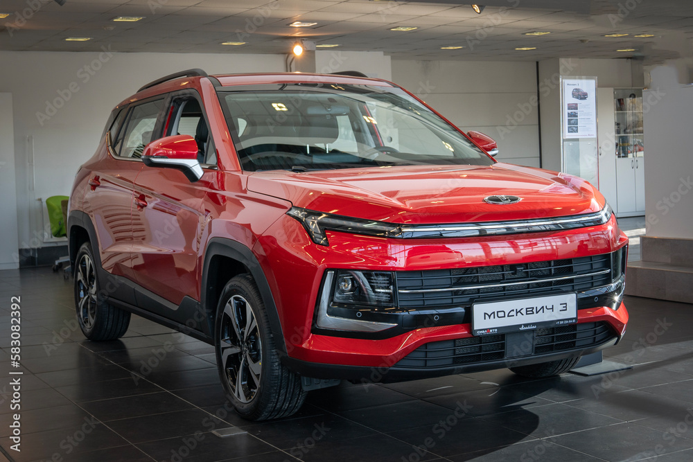 the Moskvich 3 a new car, the revival of an old car brand. auto dealer ...