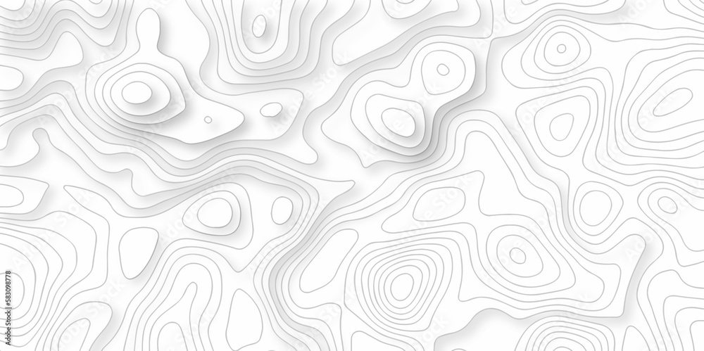 Topographic map. Geographic mountain relief. Abstract lines background ...