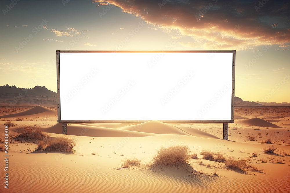 Blank billboard transparent mock up, png. Background With Unfocused ...