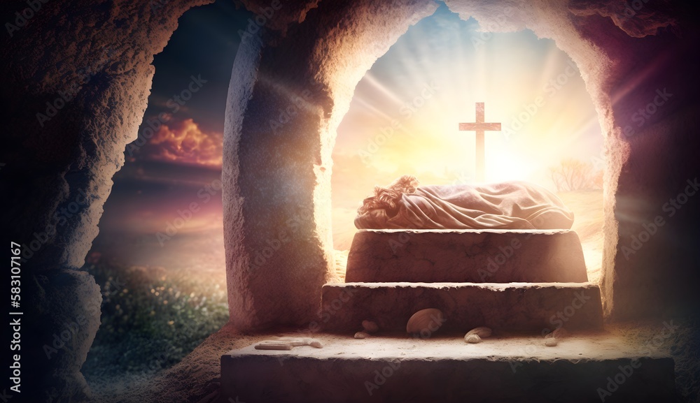 Wallpaper Illustration and background of Cross of Jesus Christ. Front ...