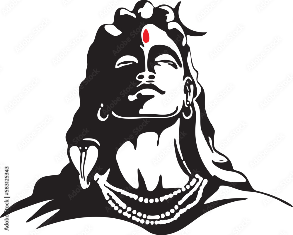 Lord Shiva v2 Stock Vector | Adobe Stock
