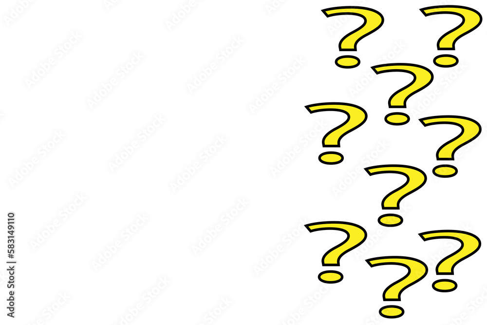 question mark symbol - question mark for design on transparent ...