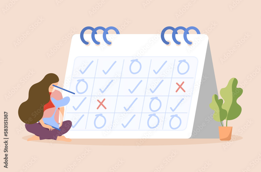 Flat design of deadline extension vector, flat design of time extension ...