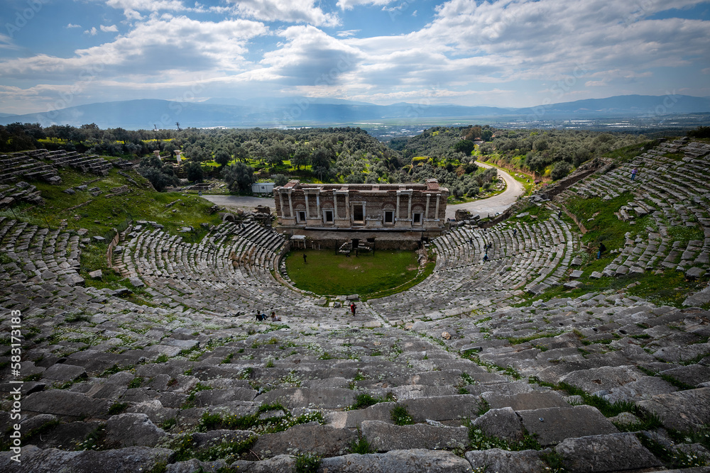 Nysa Ancient City history BC. It is based on the 3rd century. It was ...