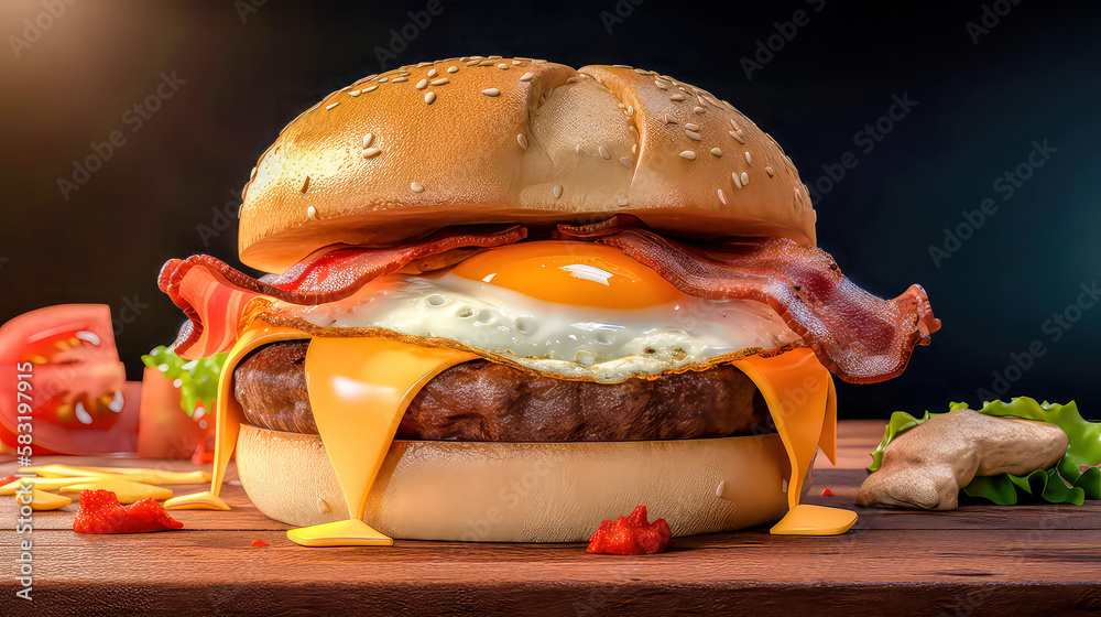 Hamburger Cheeseburge Spezial Delikat Beef Vegie Hummer Shrimps Döner ...