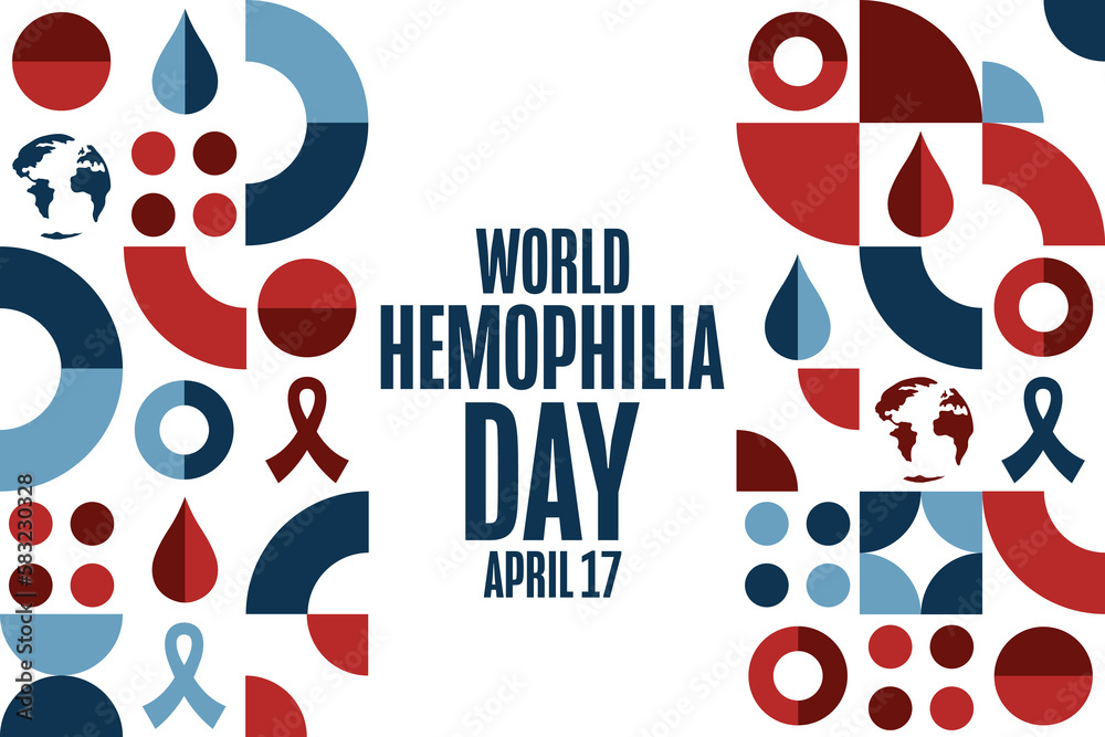 World Hemophilia Day. April 17. Holiday concept. Template for ...
