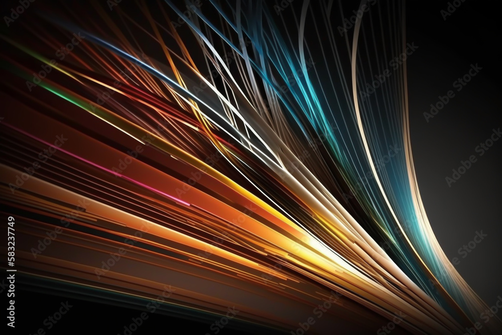 Fibre lne background, colourful, isolate, wallpaper, generative ai ...