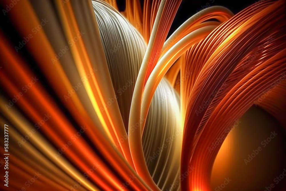 Fibre lne background, colourful, isolate, wallpaper, generative ai ...