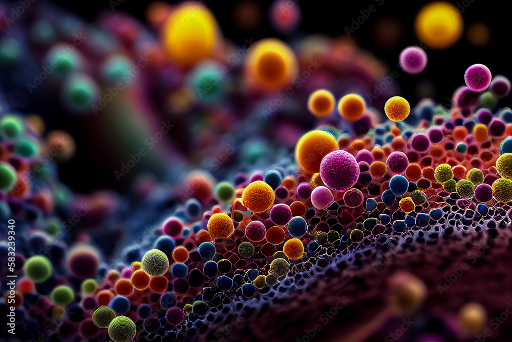 Alien bacteria under microscope, Beautiful bubbles world, Small And ...