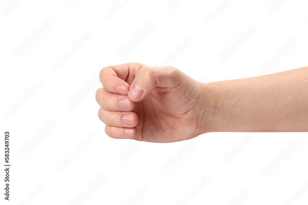 Male hand, holding something, cut out Stock Photo | Adobe Stock Male hand, holding something, cut out Stock Photo | Adobe Stock