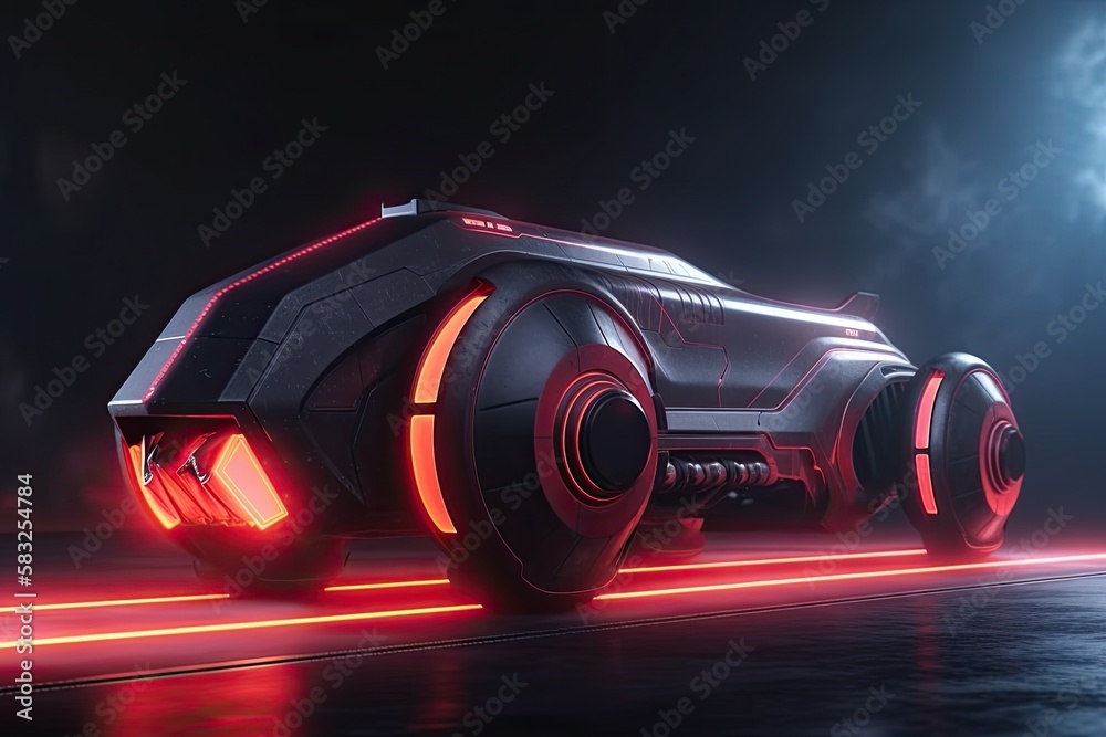 Personalized Sci-Fi Space Car: Futuristic Vehicle Design for the Future ...