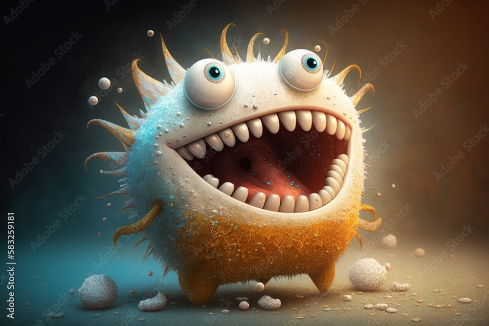Super Happy Smile: Meet the Exquisite Pixar-Style Monster in a Gold ...
