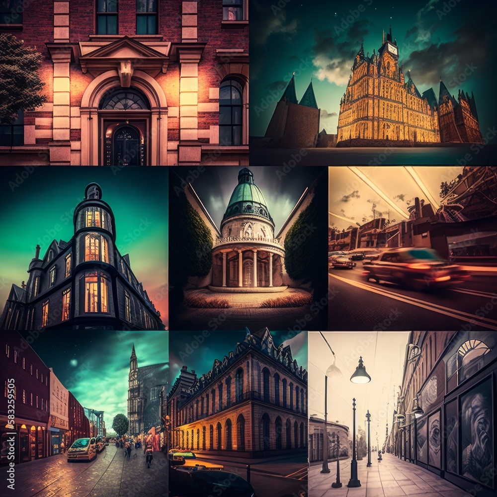 Discover the 19th Century Charm of Famous Landmarks and Cityscapes with ...