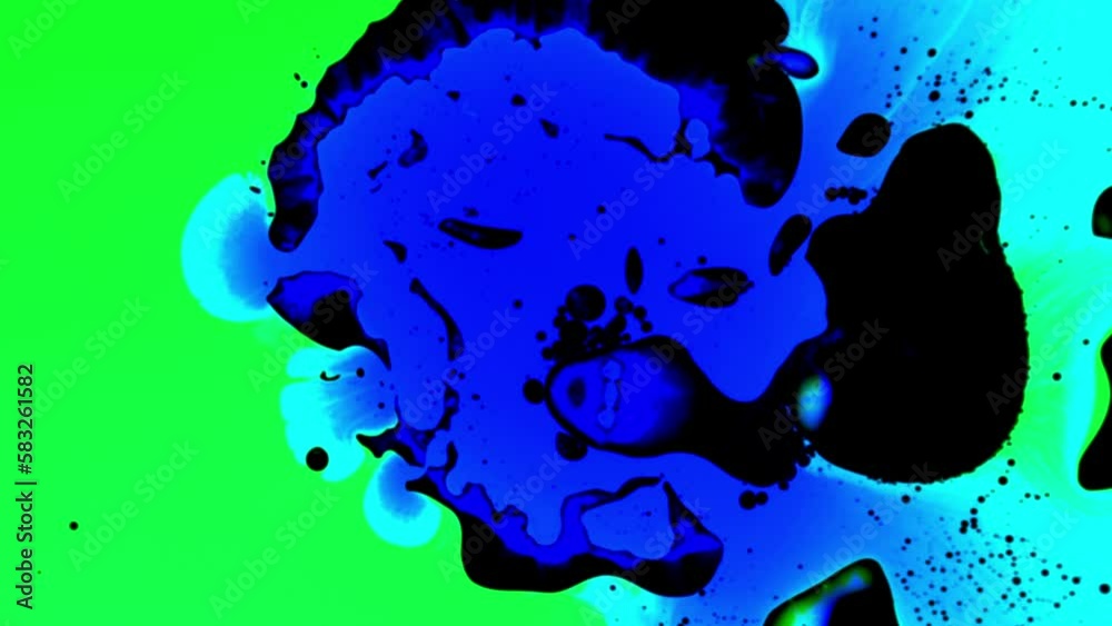 Fantastic structure of bubbles, chemical reactions. Chaotic motion ...