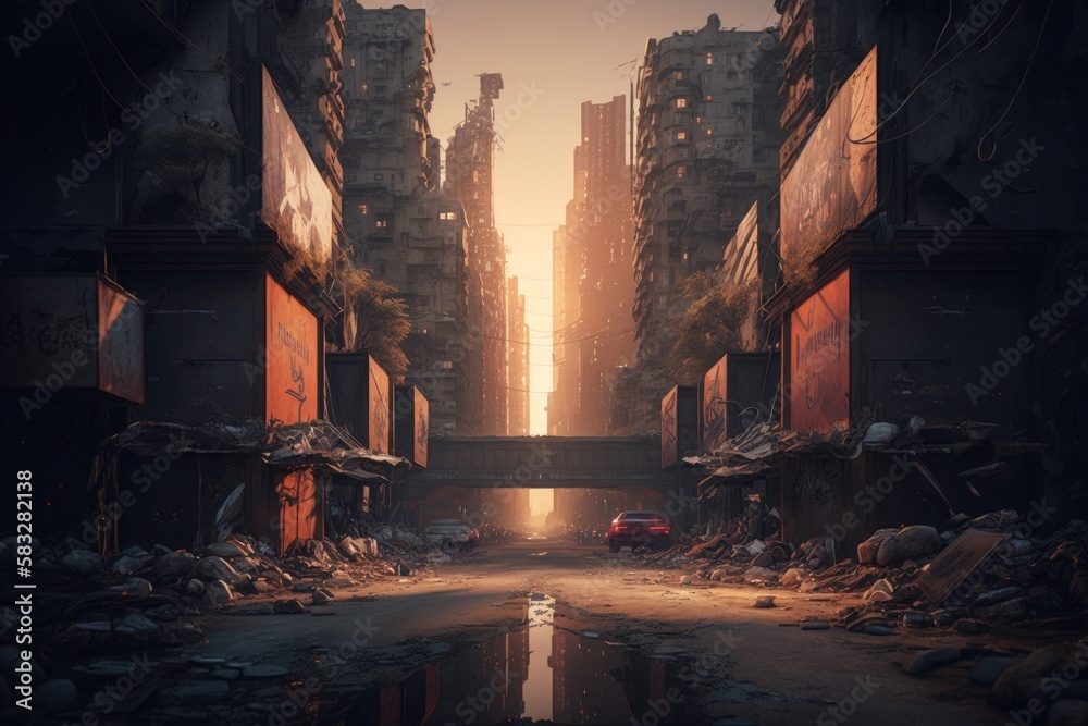 Oppressive regimes and fiery landscapes: A dystopian city in ...