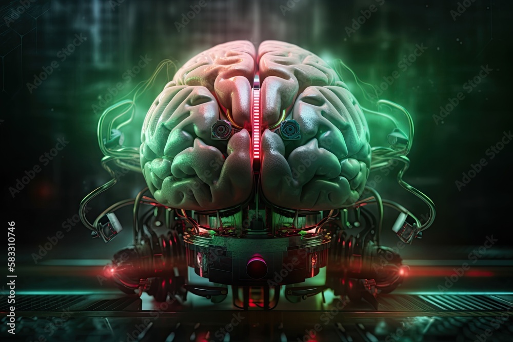 Electronic brain with neural network: computer architecture mirroring ...