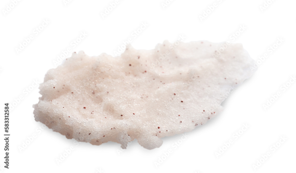 Poster Sample of scrub on white background, top view – Wall Art | UkPosters
