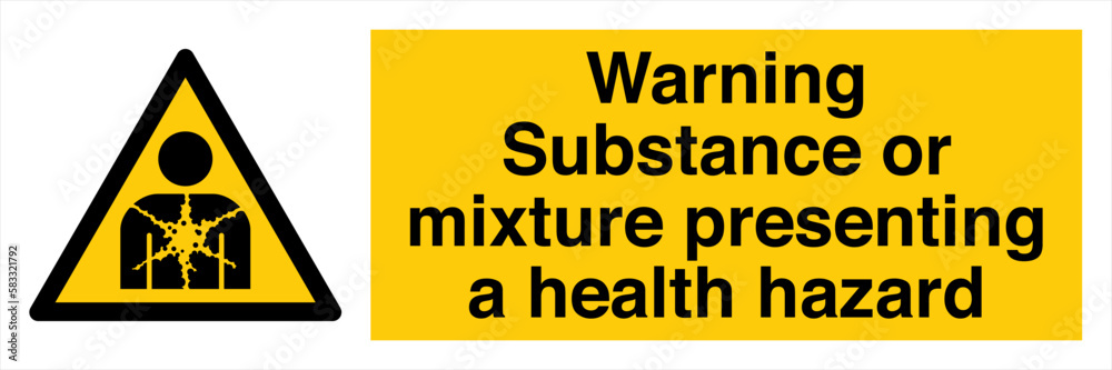 Safety Sign Marking Label Symbol Pictogram Standards Warning Substance ...