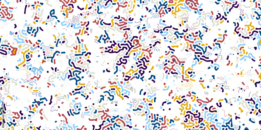 Turing Organic Motif Vector Seamless Pattern. Awesome for classic ...