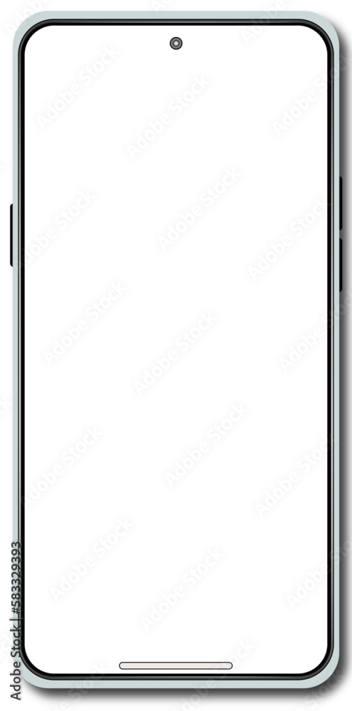 Realistic shadow smartphone mockup. Device UI/UX design for ...