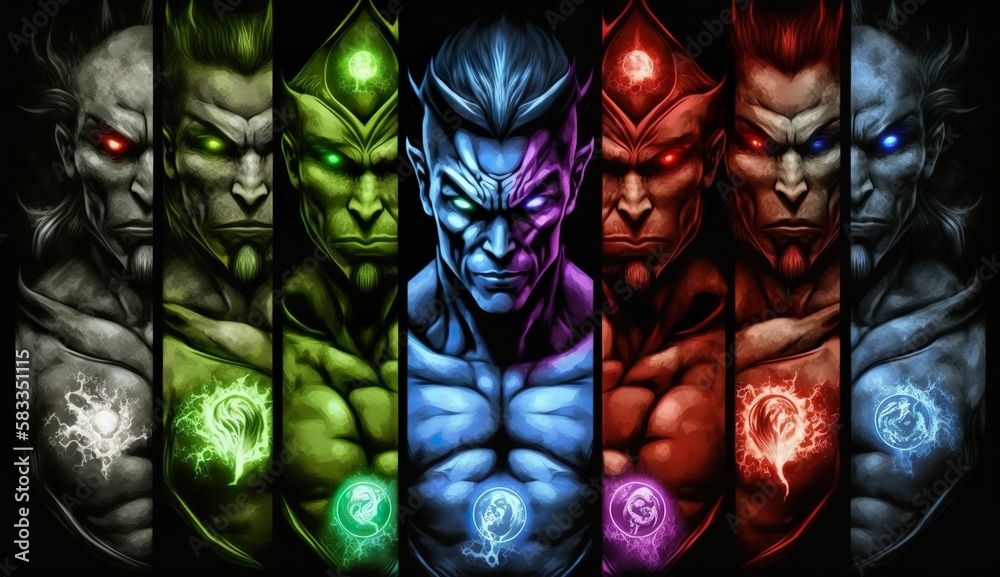 Generative AI Spirituality, esoteric, meditation, fantasy, vampire ...