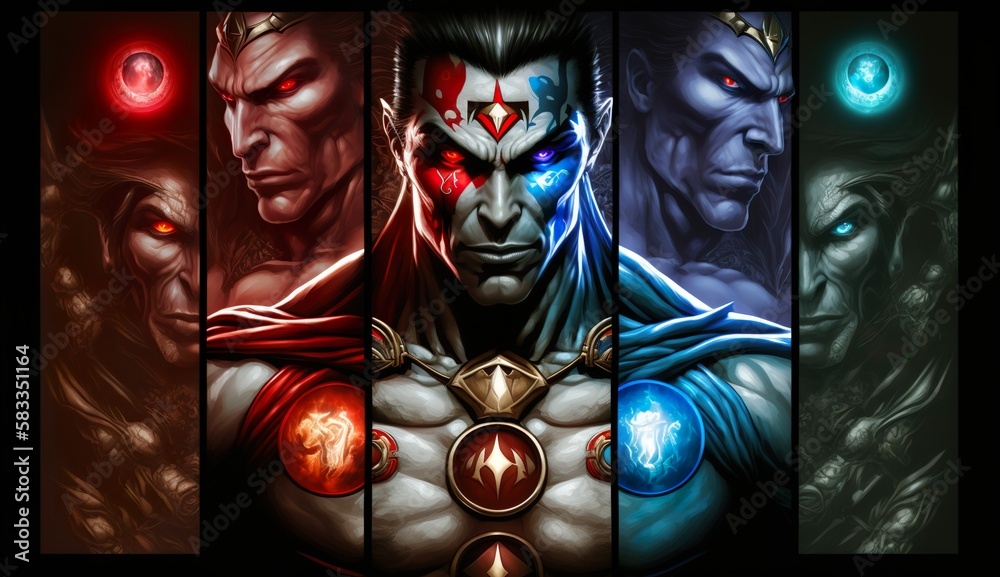 Generative AI Spirituality, esoteric, meditation, fantasy, vampire ...