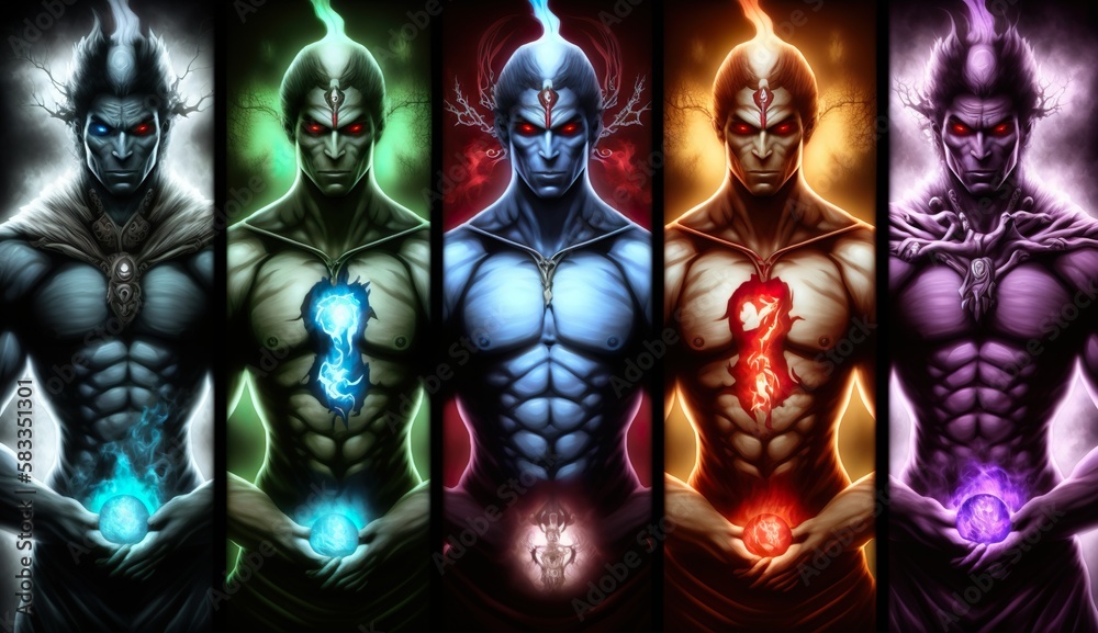 Generative AI Spirituality, esoteric, meditation, fantasy, vampire ...