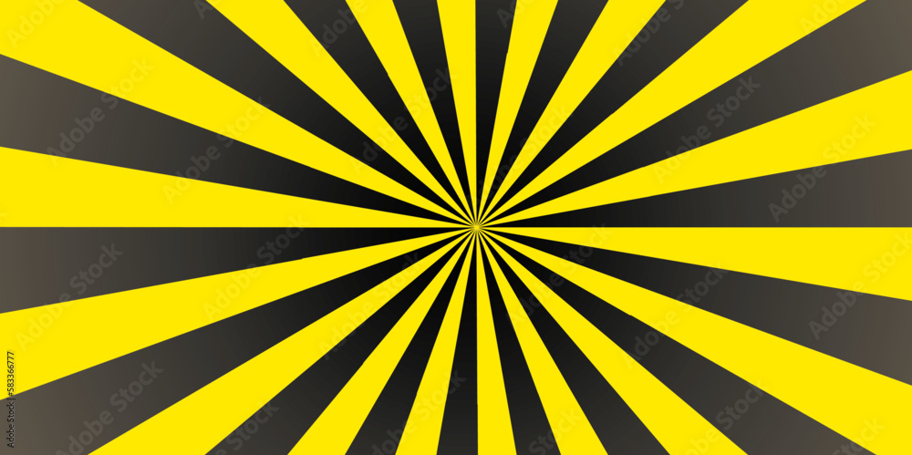 Abstract comic yellow and brown background. pop art cartoon style ...