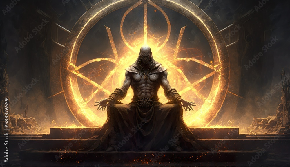 Generative AI Spirituality, esoteric, meditation, fantasy, vampire ...