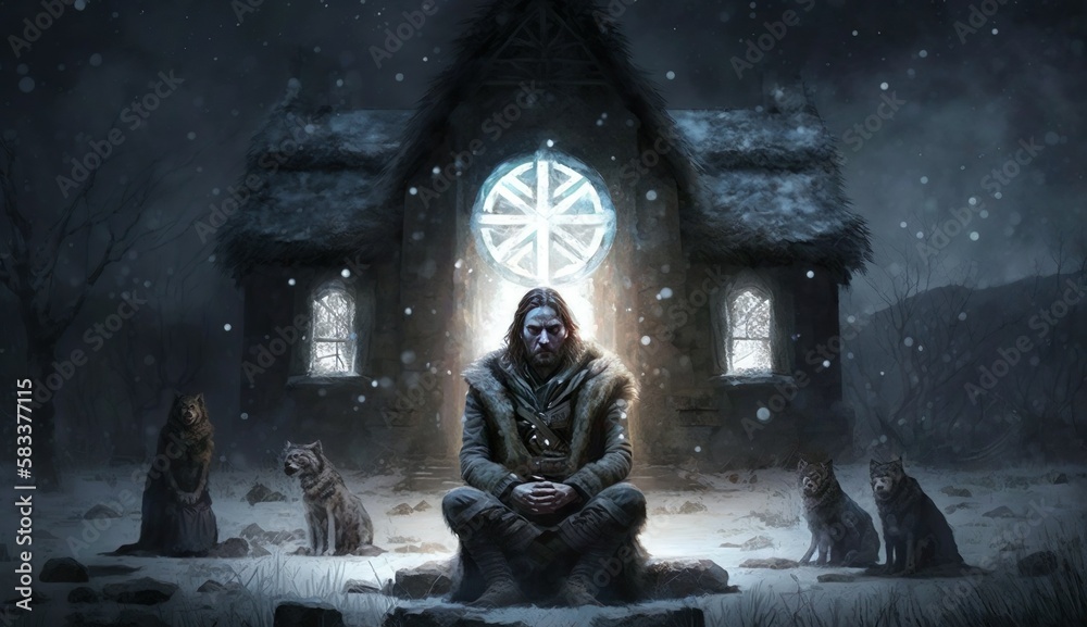 Generative AI Spirituality, esoteric, meditation, fantasy, vampire ...