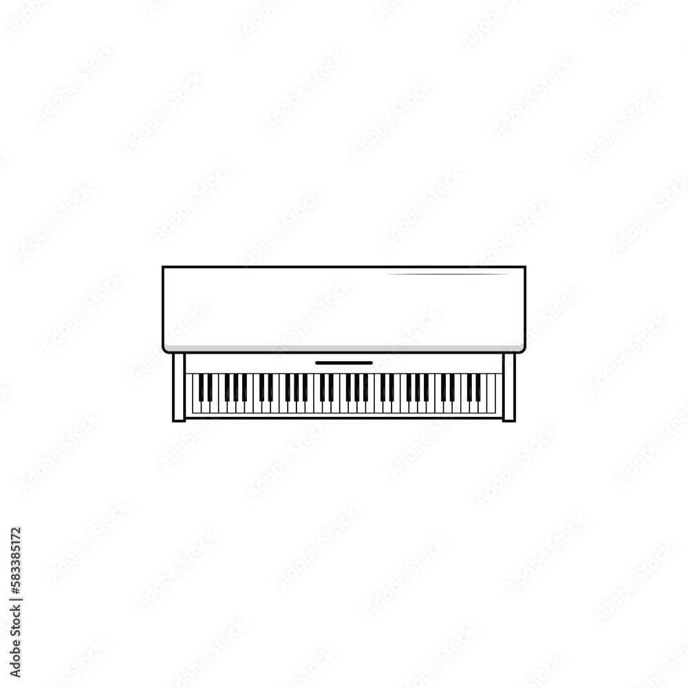 Upright Piano Icon