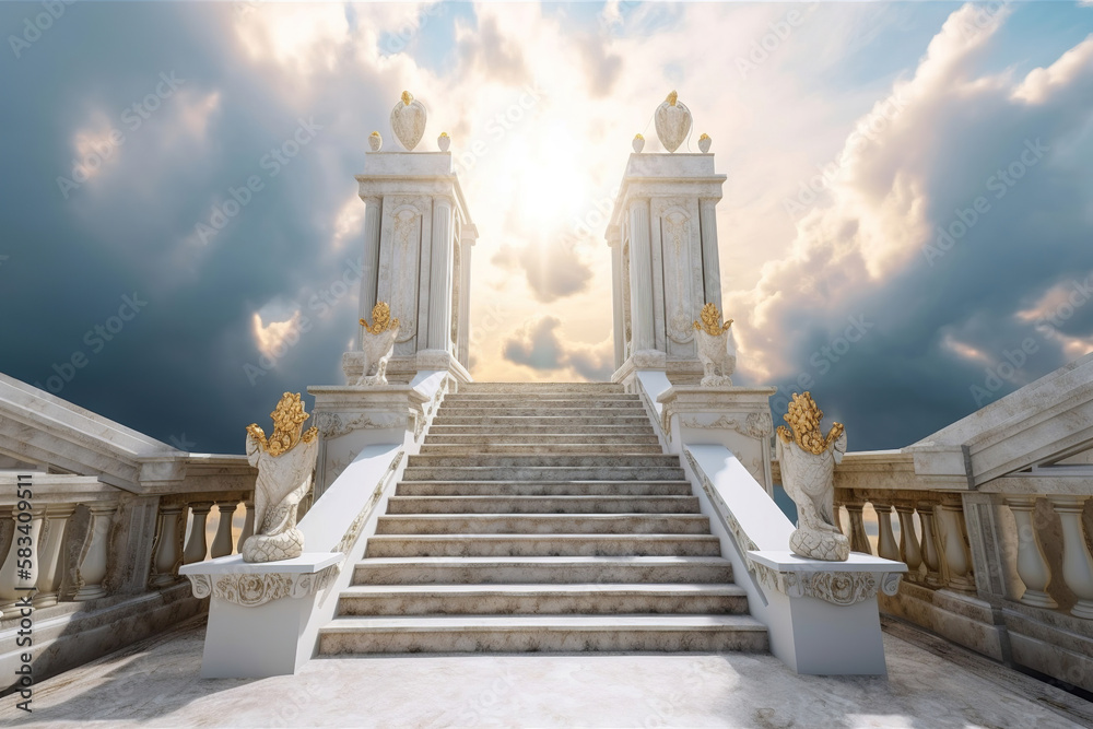 temple of heaven, stairway to heaven, gates of heaven, beautiful sky ...