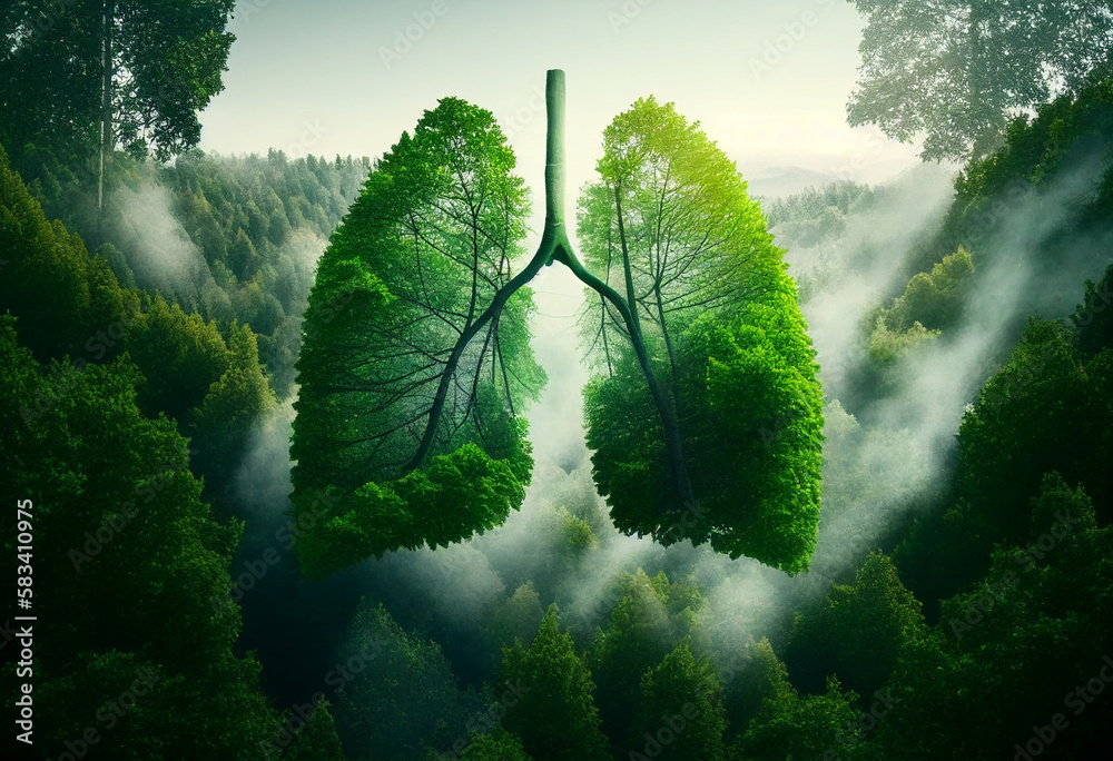 Forests are the lungs of the planet concept of International Day of ...