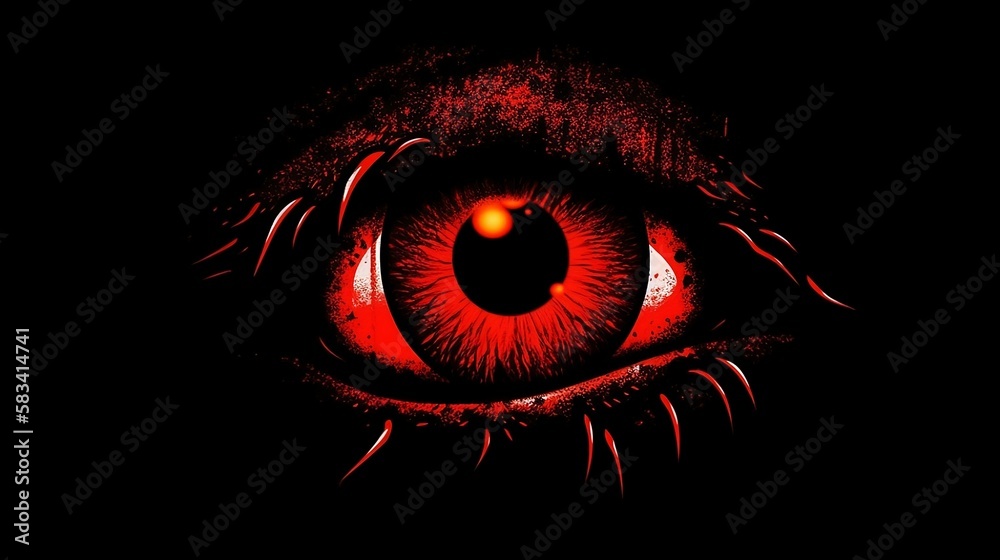 Red Eyes In Black Background Red Eye Gang