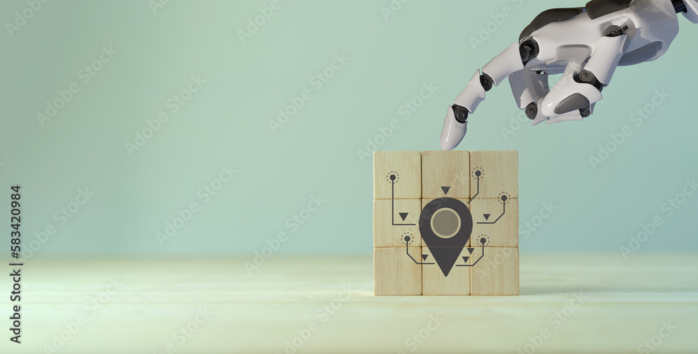 AI in logistics and supply chain management concept. More accurate ...