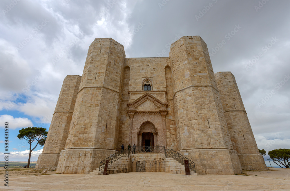 ANDRIA, ITALY, JULY 8, 2022 - View of Castel del Monte, built in an ...