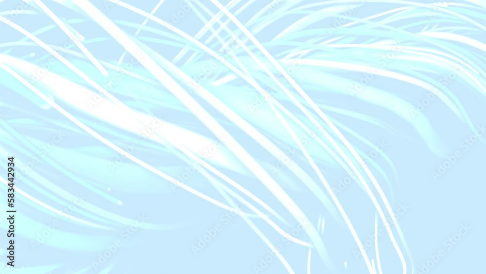 Blue animated background, computer screensaver. Pattern of randomly ...