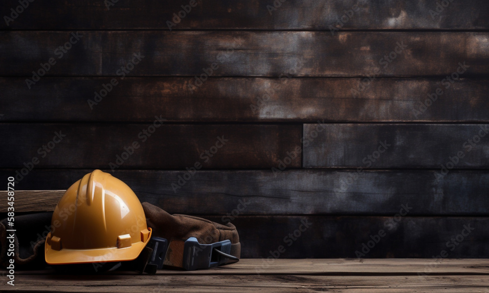 Construction style background wallpaper with empty space for copy text ...