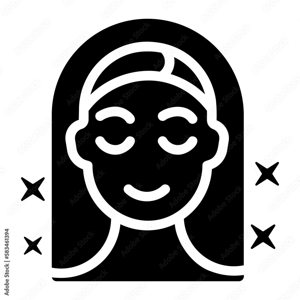 face icon Stock Vector | Adobe Stock