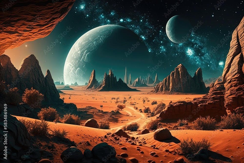 The vibrant colors, breathtaking landscapes, and mesmerizing skies of a ...