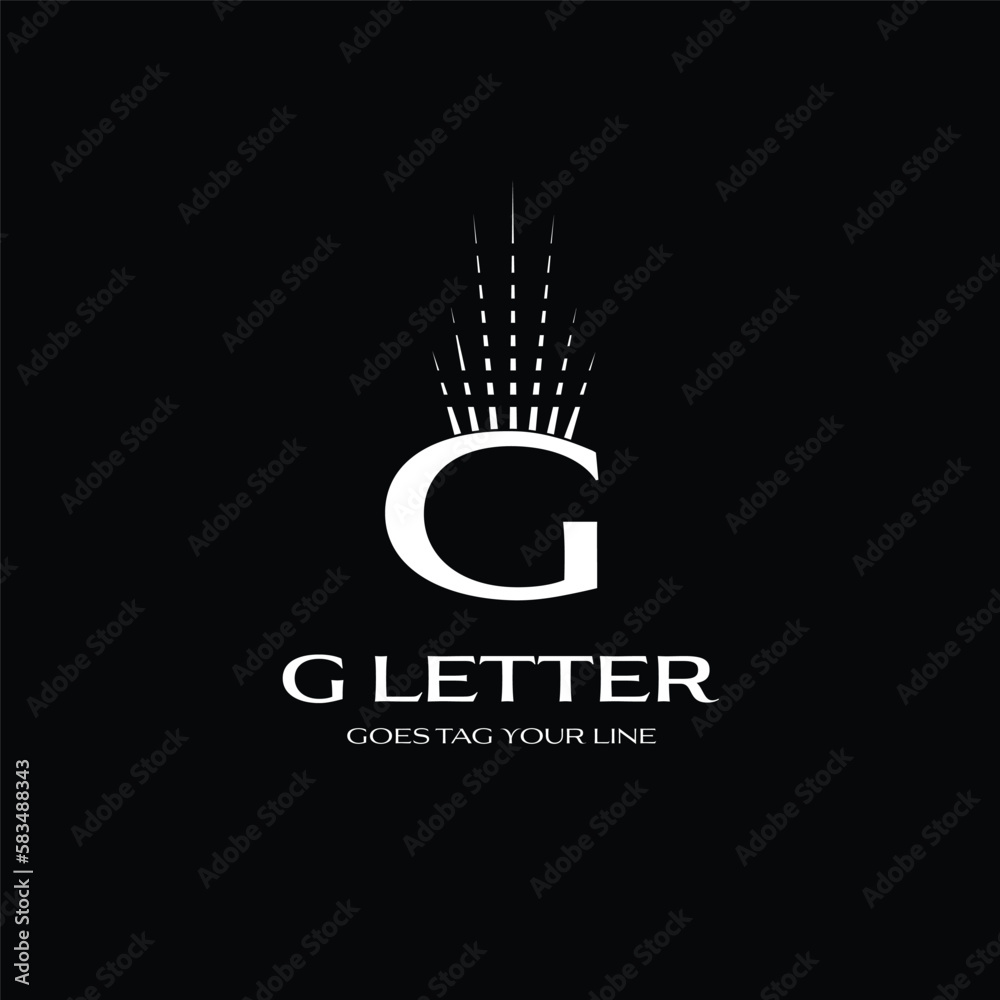 G crown logo, luxury g letter logo, Elegant G logo, g fashion logo, g ...