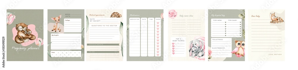 Minimalistic planners , daily, weely, monthly. Annual wall calendar ...