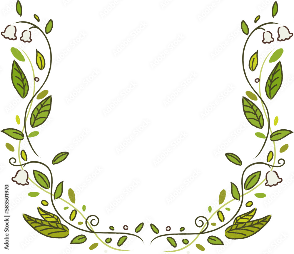 Lily Of The Valley Border Clip Art