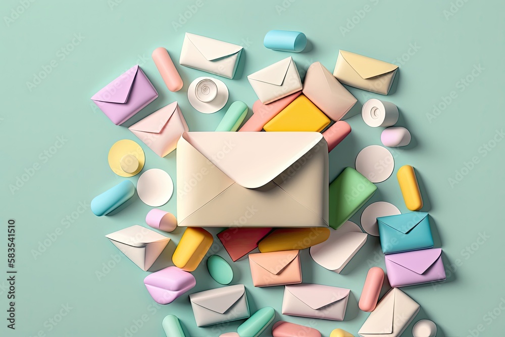 An overflowing email inbox, with dozens of unread messages waiting to ...