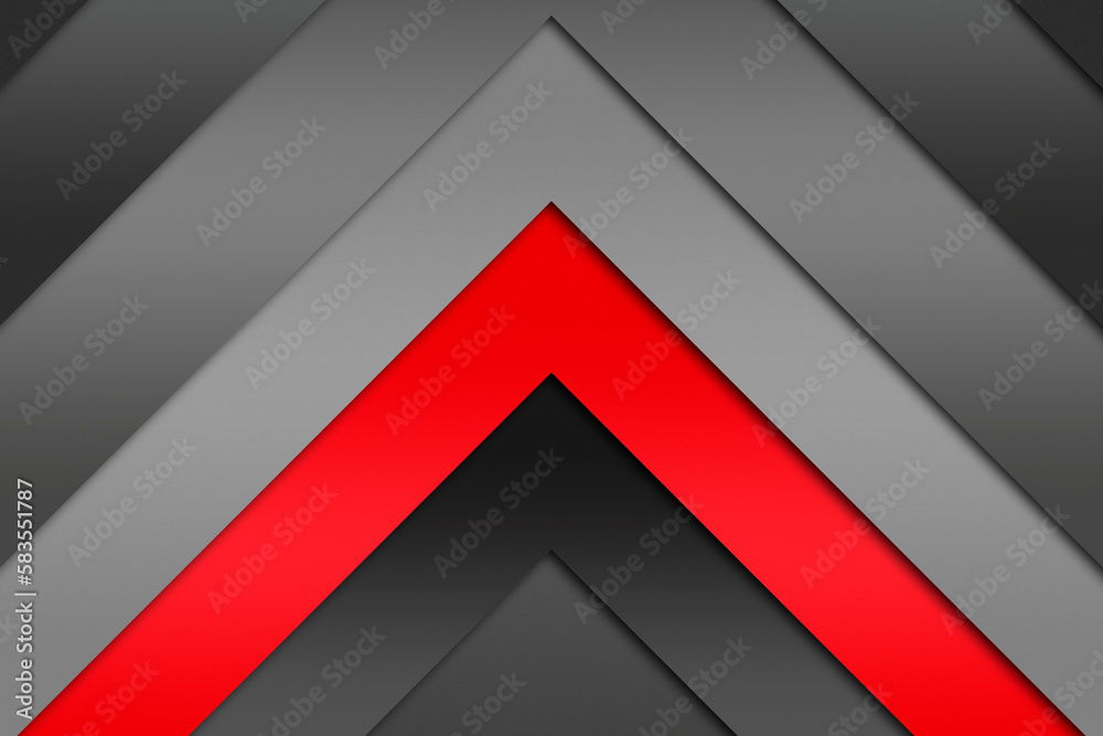 Geometric gray-red background. Copy space. Abstract background. Stock ...