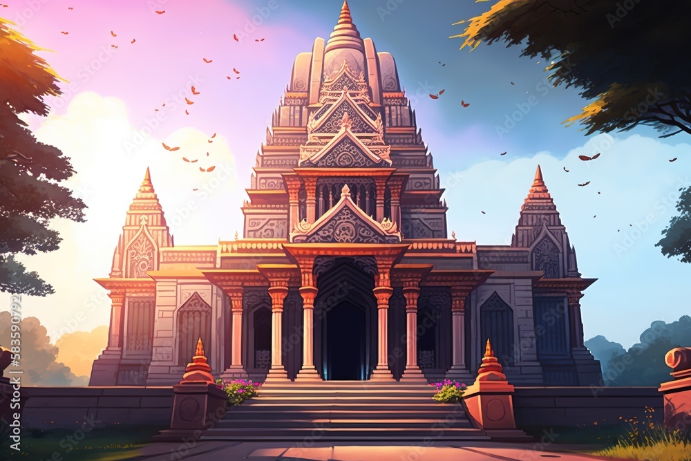 Hindu Temple Wallpaper