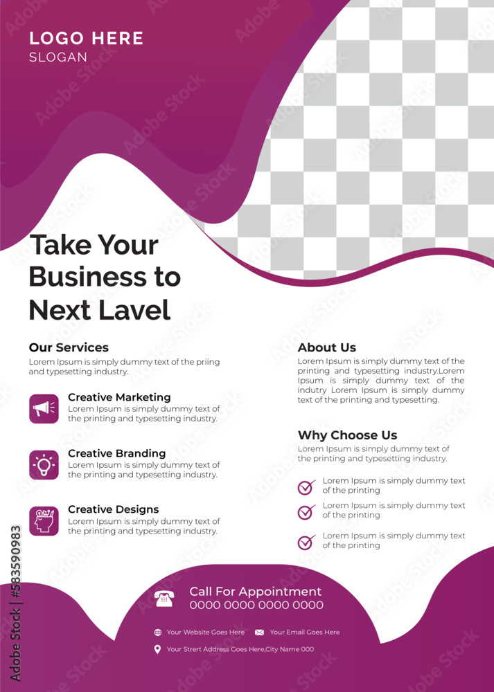 Marden corporate business flyer, new digital marketing flyer, digital marketing agency flyer ...