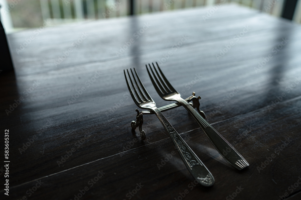 2本のフォーク3 Stock Photo | Adobe Stock