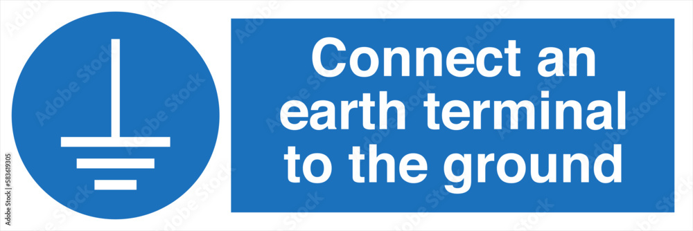 Safety Sign Marking Label Symbol Pictogram Standards Mandatory Connect ...